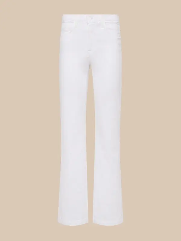 L'Agence Scottie Wide-leg Jean - Blanc
