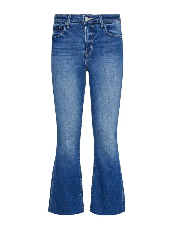 L'Agence Kendra Cropped Flare Jean - Cambridge