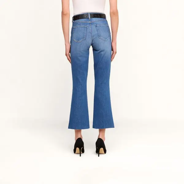 L'Agence Kendra Cropped Flare Jean - Cambridge