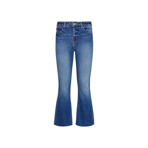 L'Agence Kendra Cropped Flare Jean - Cambridge