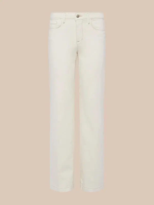 L'Agence Scottie Wide-leg Jean - Macadamia