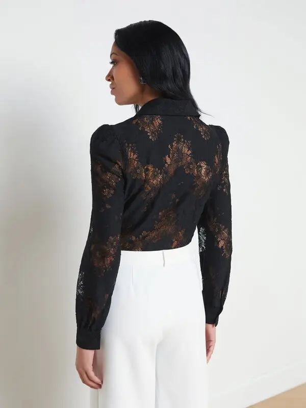 L'Agence Jenica Lace Blouse Top
