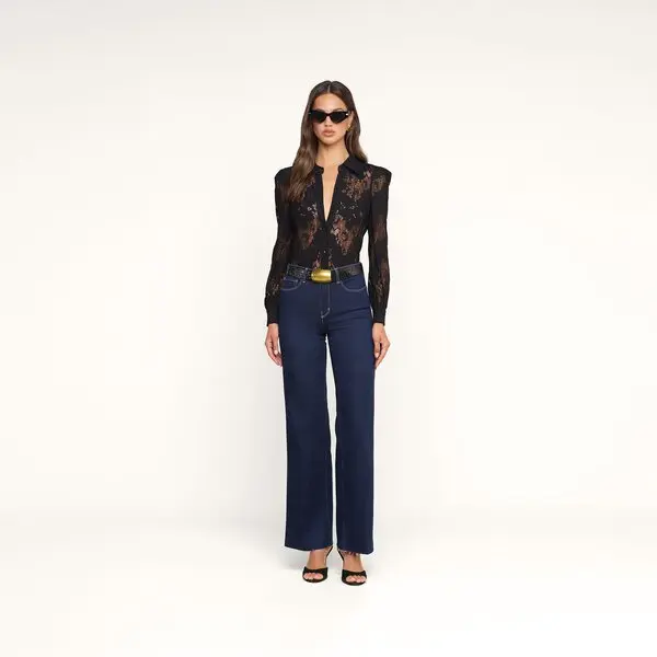 L'Agence Jenica Lace Blouse Top