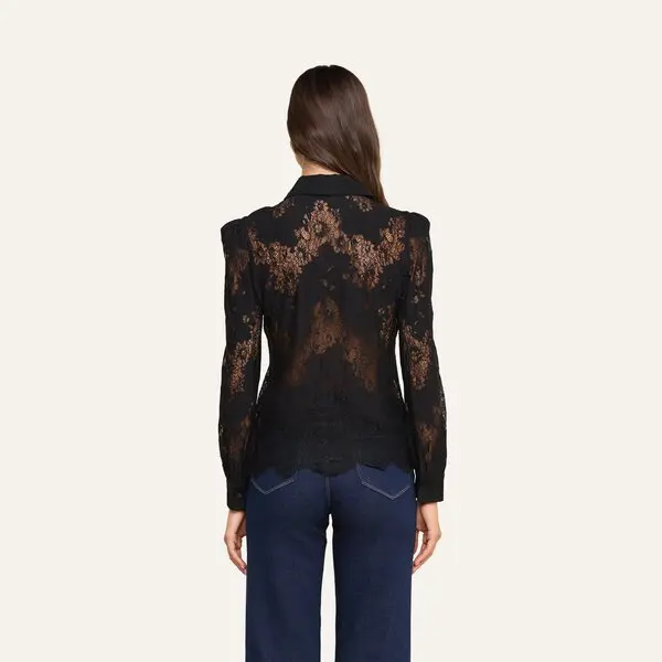 L'Agence Jenica Lace Blouse Top