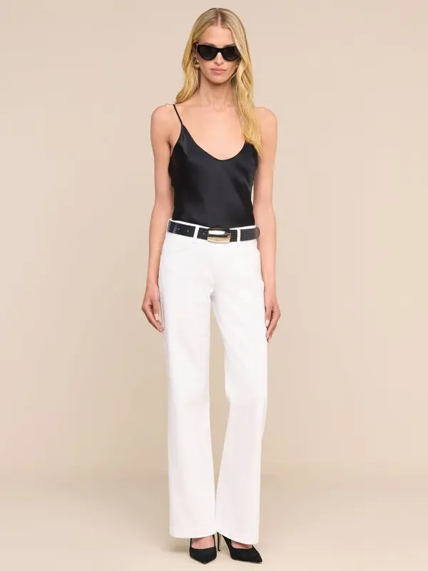L'Agence Lexi Silk Camisole - Black