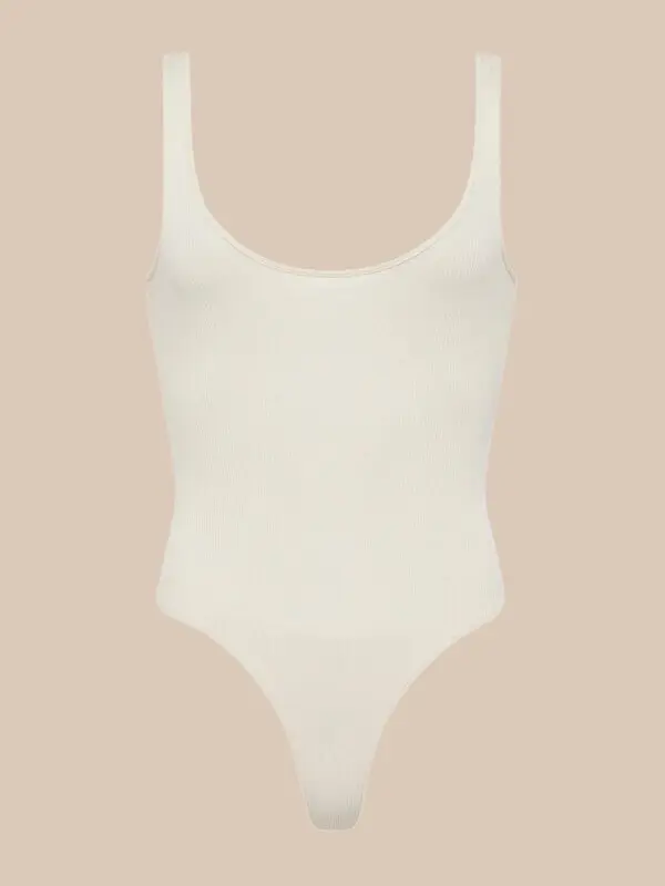 L'Agence Nica Scoopneck Bodysuit - Ivory