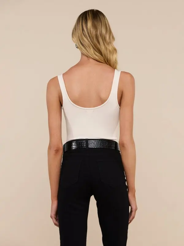 L'Agence Nica Scoopneck Bodysuit - Ivory