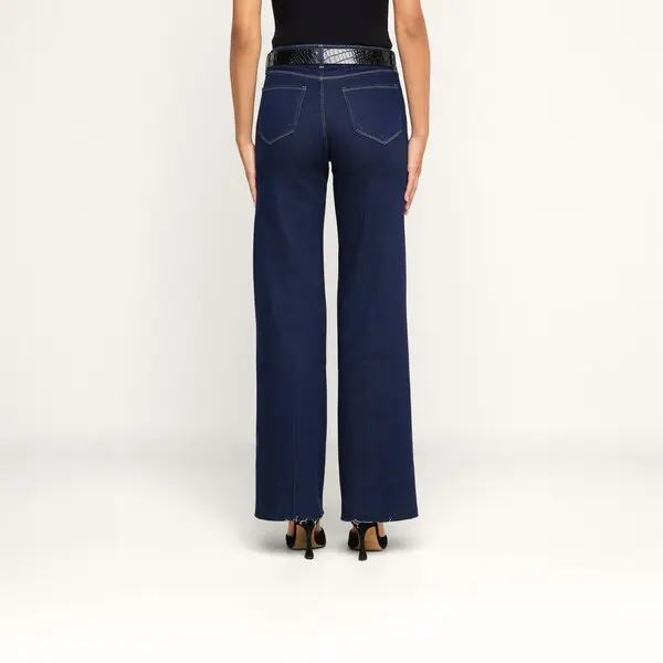 L'Agence Scottie Wide-leg Jeans - Koval