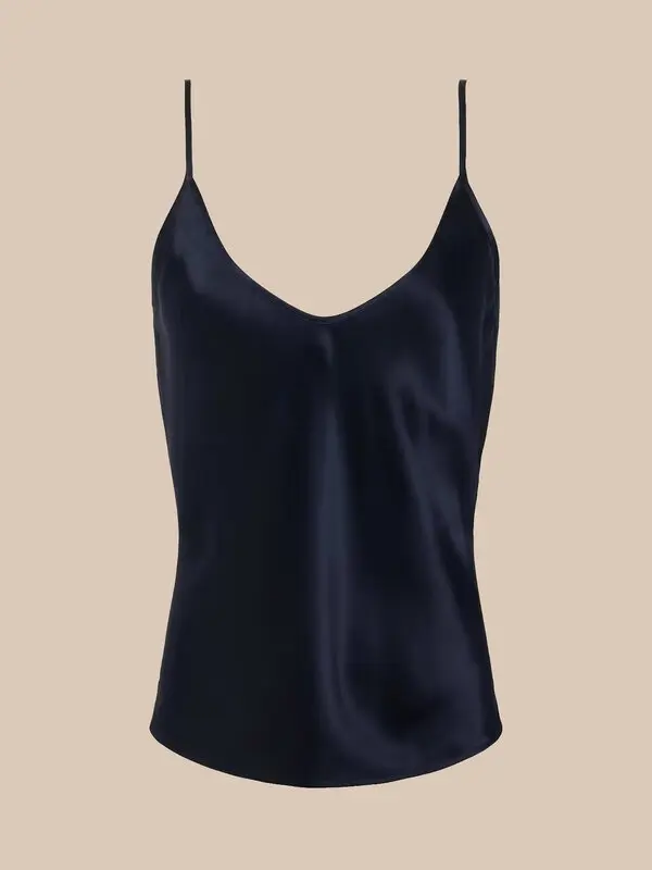 L'Agence Lexi Silk Camisole - Midnight