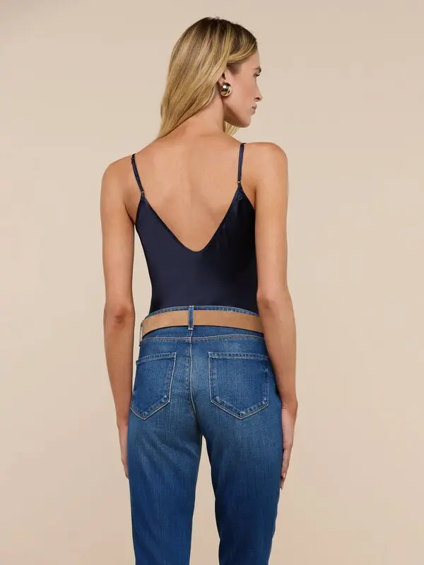 L'Agence Lexi Silk Camisole - Midnight