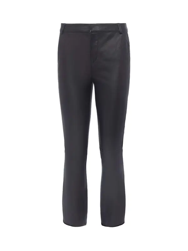 L'Agence Ketra Leather Bootcut Trousers