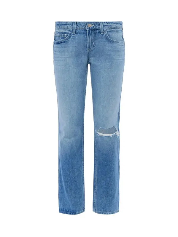 L'Agence Nevia Straight-leg Jeans - Zion Destruct