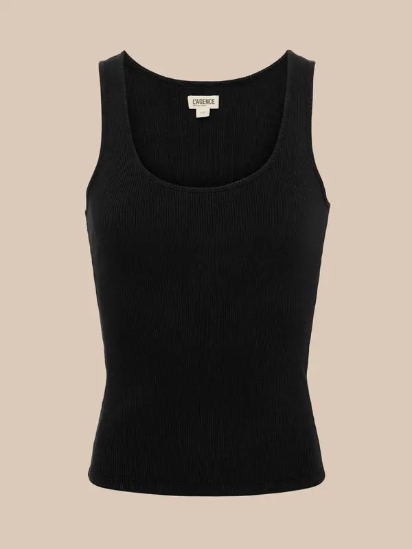 L'Agence Adira Tank Top - Black