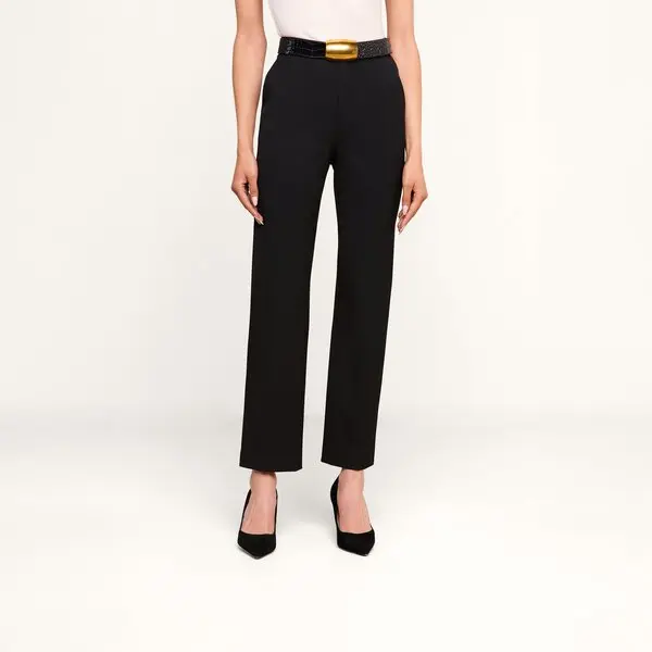 L'Agence Rebel Straight-leg Trousers - Black