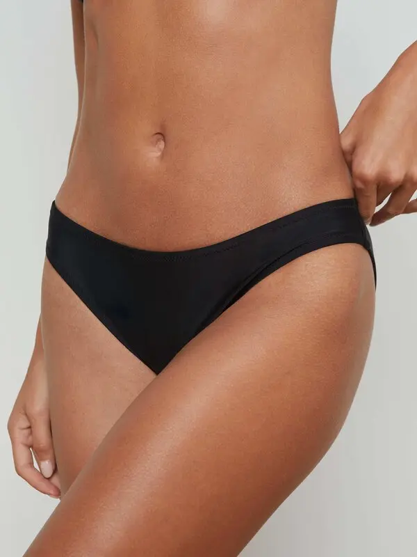 L'Agence Nicole Bikini Bottom - Black