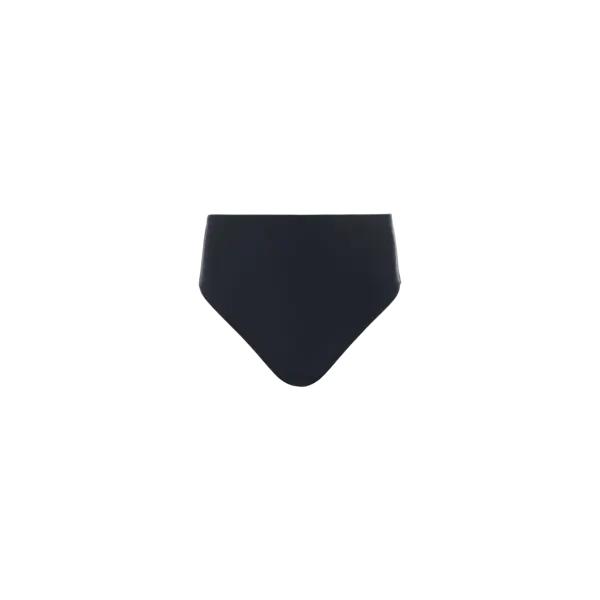 L'Agence Vanessa High-waisted Bikini Bottom - Black
