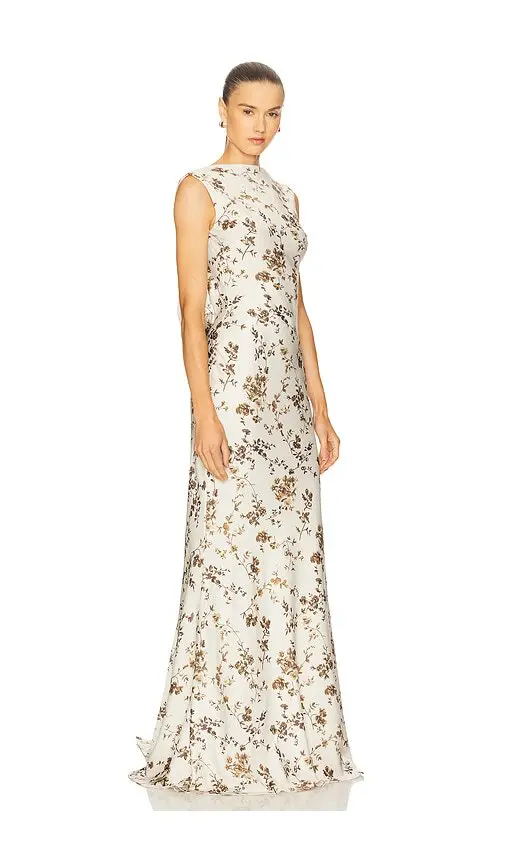 SAU LEE Callie Gown - Beige