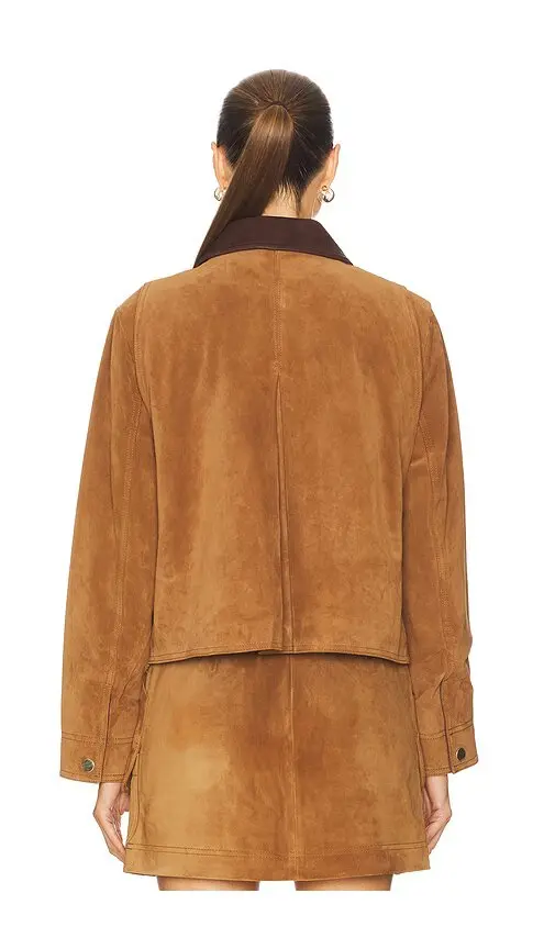 Veronica Beard Cropped Barn Jacket - Brown