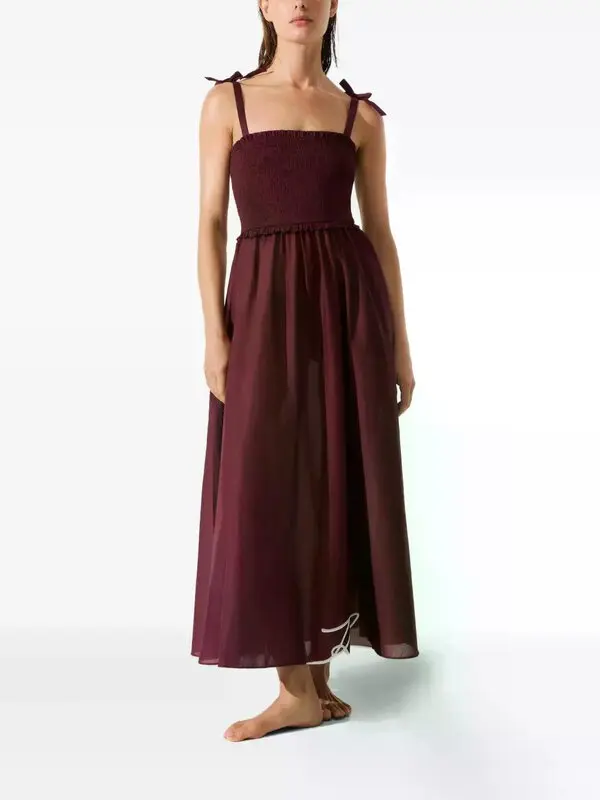 Karl Lagerfeld Signature Beach Dress - Red
