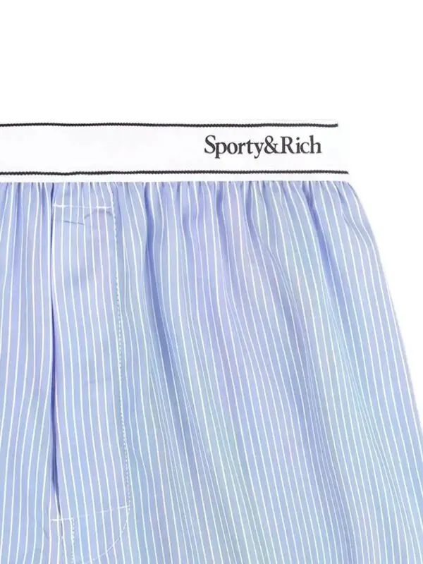 SPORTY & RICH Striped Boxer Shorts