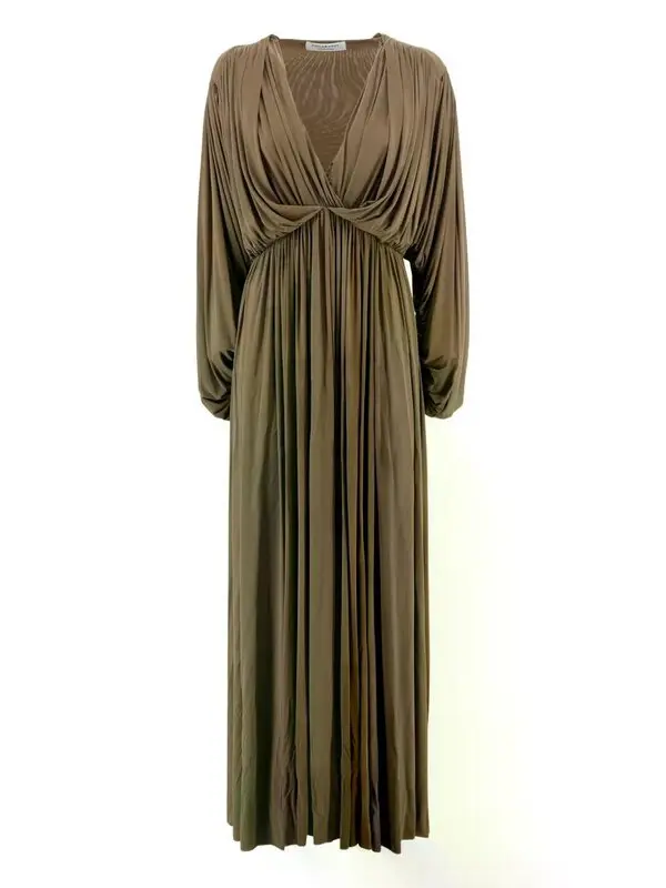 Philosophy Di Lorenzo Serafini Draped V-neck Maxi Dress