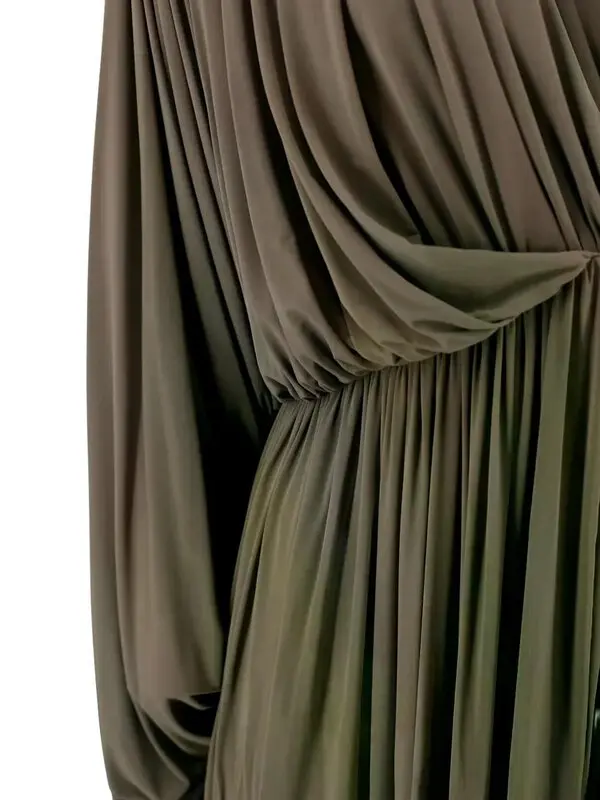 Philosophy Di Lorenzo Serafini Draped V-neck Maxi Dress