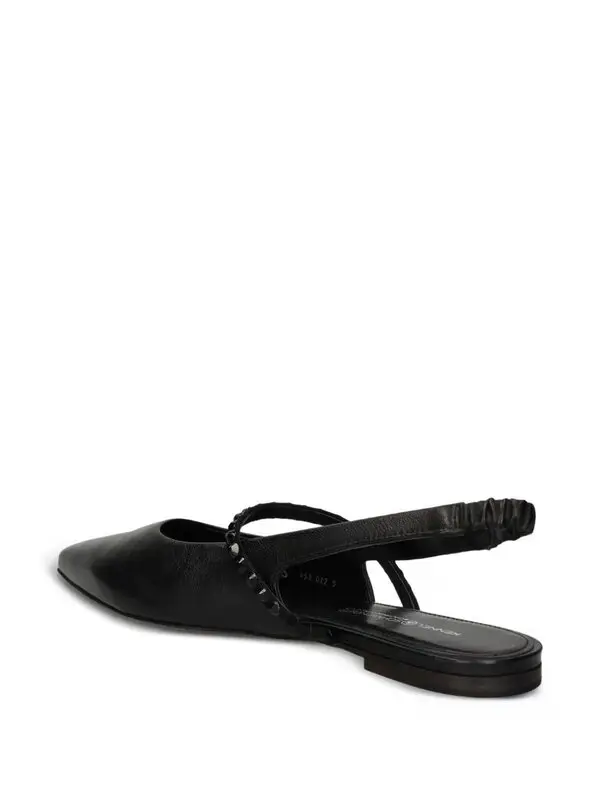 KENNEL&SCHMENGER Greta Leather Slingback Ballerinas