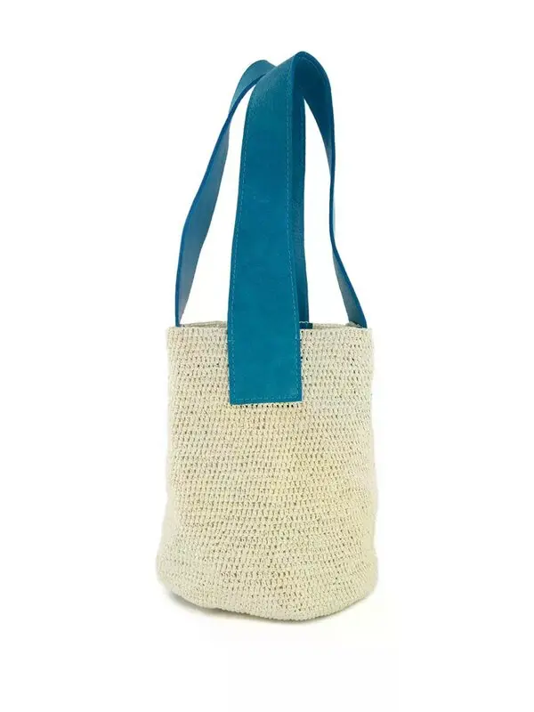 SENSI STUDIO Mini El Viajero Woven Straw Shoulder Bag