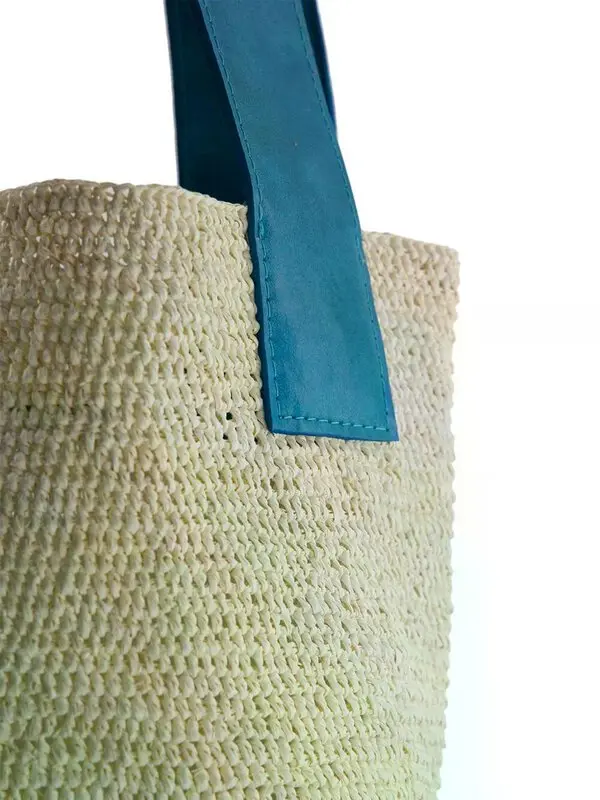 SENSI STUDIO Mini El Viajero Woven Straw Shoulder Bag