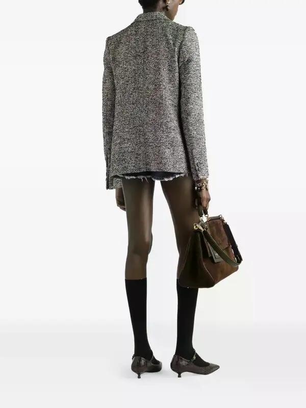 Dolce & Gabbana Tweed Double-breasted Jacket