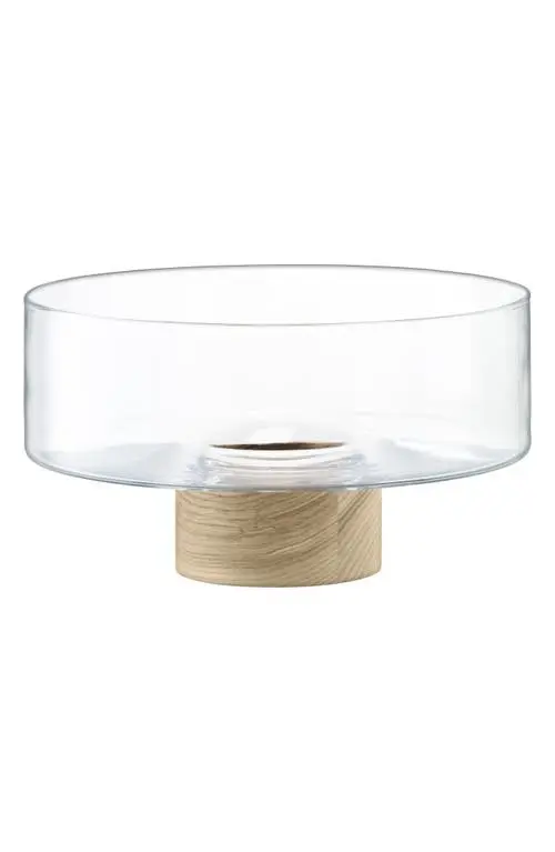 LSA Lotta Pedestal Fruit Bowl - Clear