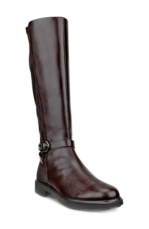 Ecco Tall Boots - Mocha/black