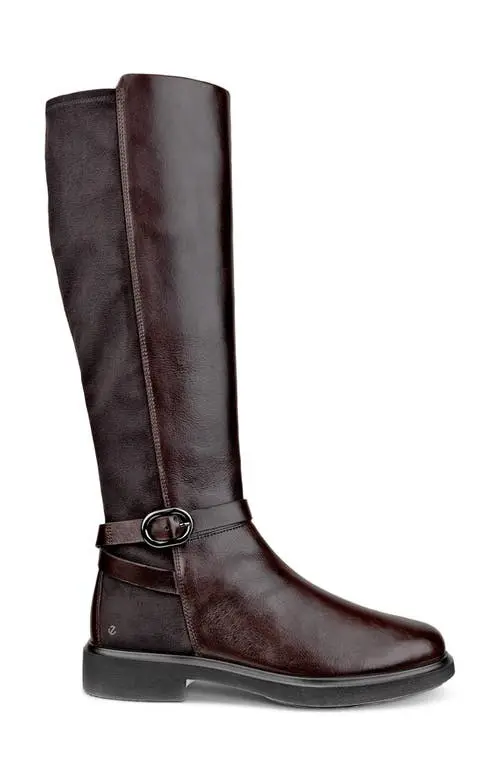 Ecco Tall Boots - Mocha/black