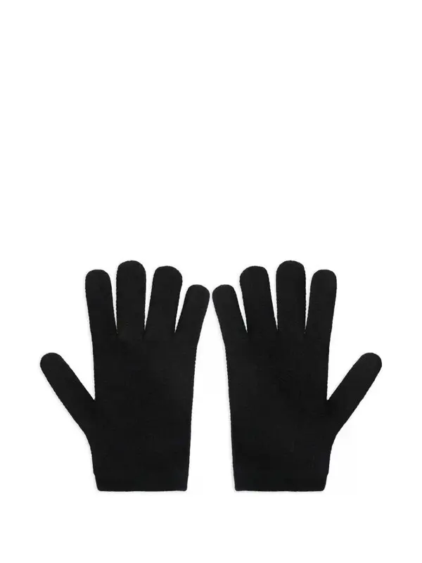 MOORER Knitted Gloves - Black