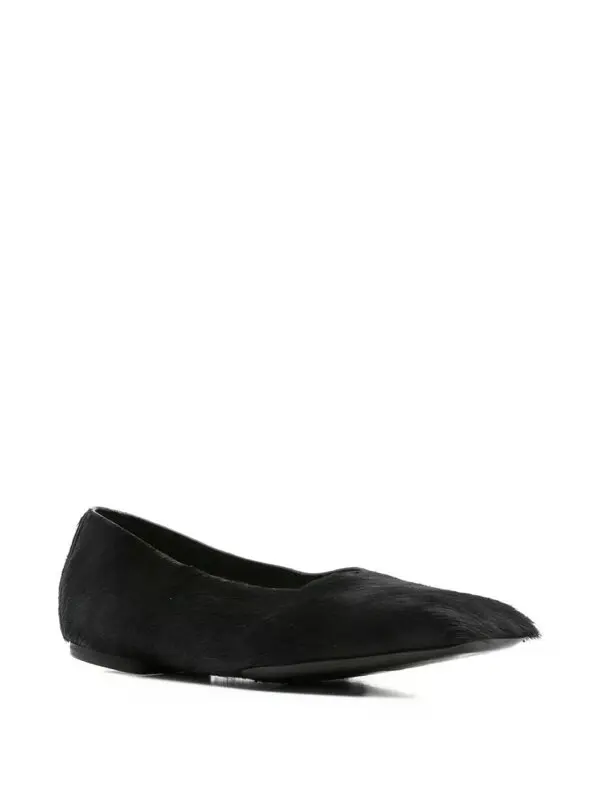 Rick Owens Square-toe Ballet Flats