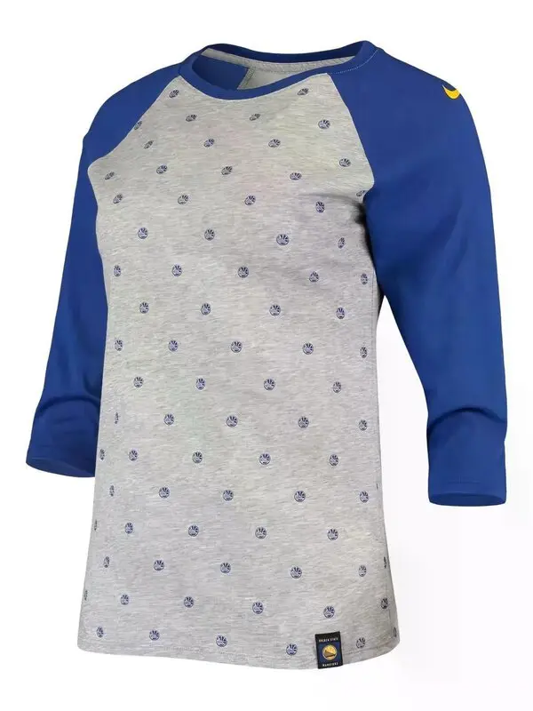 Nike Three-quarter Sleeve Baseball Top - Grey