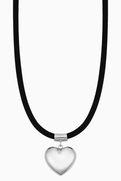 ORADINA Sterling Cord Pendant Necklace - Silver
