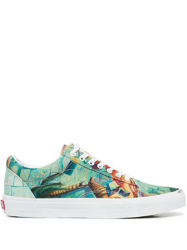 VANS Old Skool Illustrated Sneakers - Blue