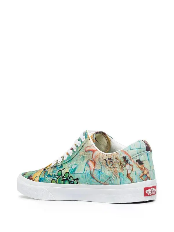 VANS Old Skool Illustrated Sneakers - Blue