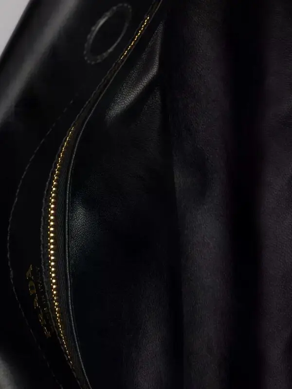 Prada Medium Enchaîné Leather Shoulder Bag - Black