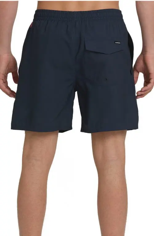 Quiksilver Everyday 17" Solid Stretch Swim Trunks - Total Eclipse