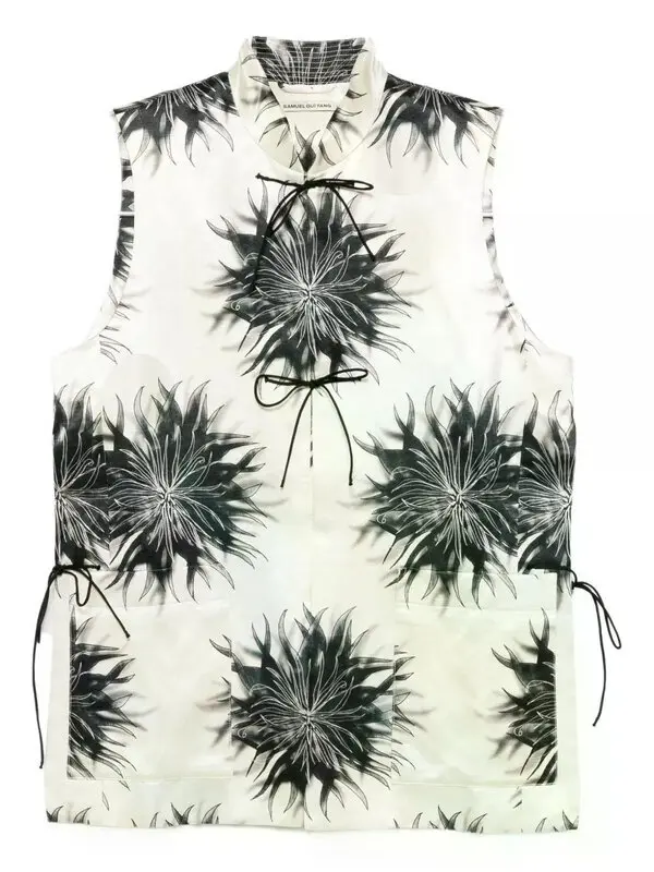 SAMUEL GUÌ YANG Floral Print Blouse