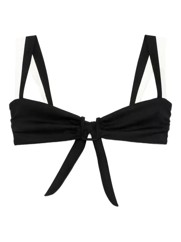 AWAY THAT DAY Cannes Bikini Top - Black