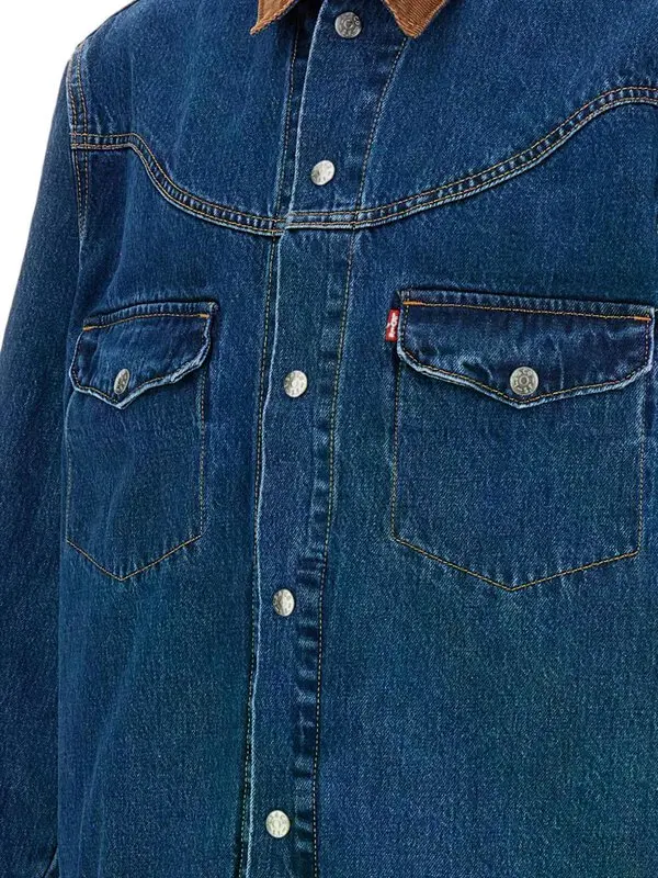 LEVI'S Corduroy Collar Denim Trucker Jacket