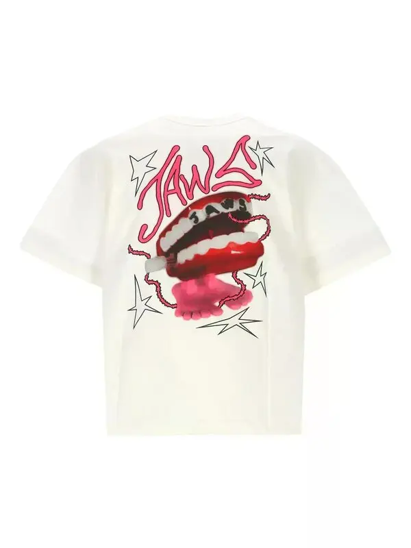 JAWS Logo-print T-shirt