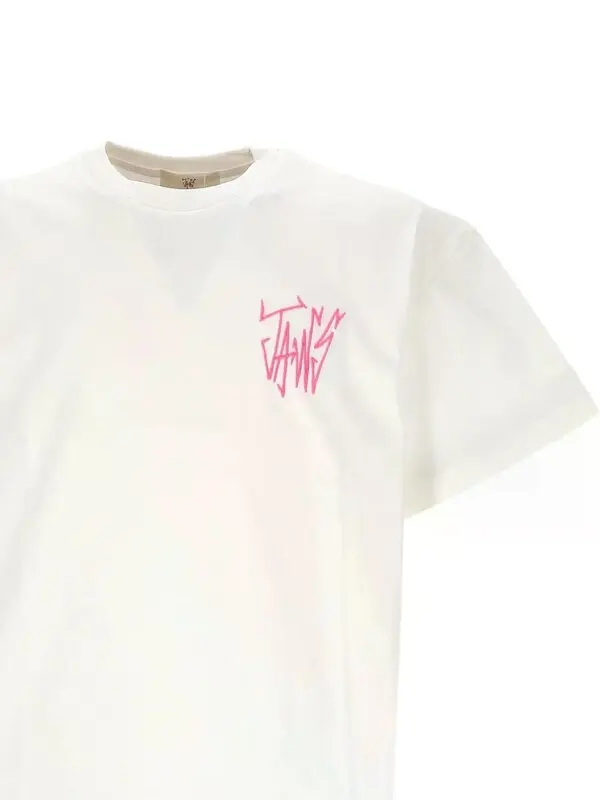 JAWS Logo-print T-shirt