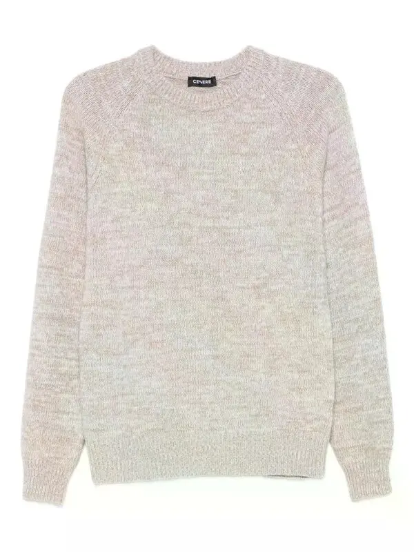 CENERE GB Raglan Sleeve Wool Knit Sweater