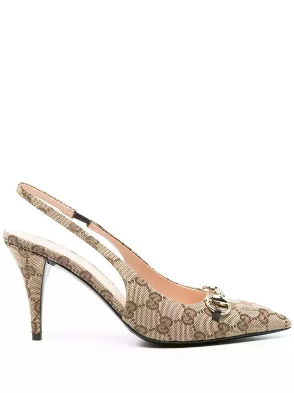 Gucci Slingback Pumps With Horsebit Detail
