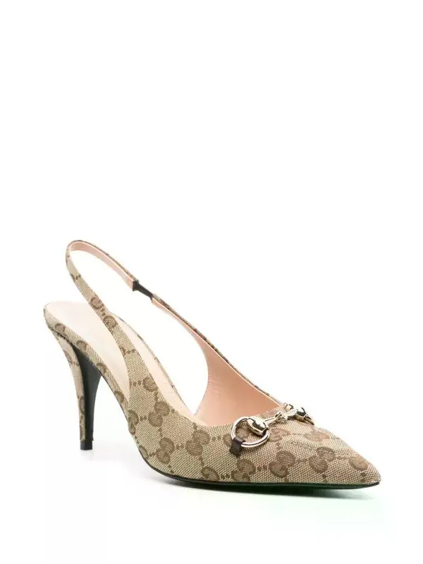 Gucci Slingback Pumps With Horsebit Detail