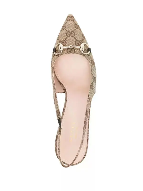 Gucci Slingback Pumps With Horsebit Detail